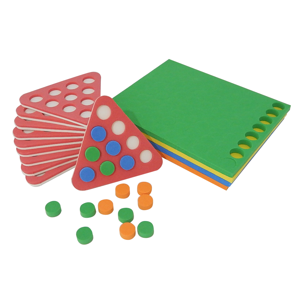 ชุดถาดครบสิบแบบสามเหลี่ยม (Ten Frame) - AlterAce