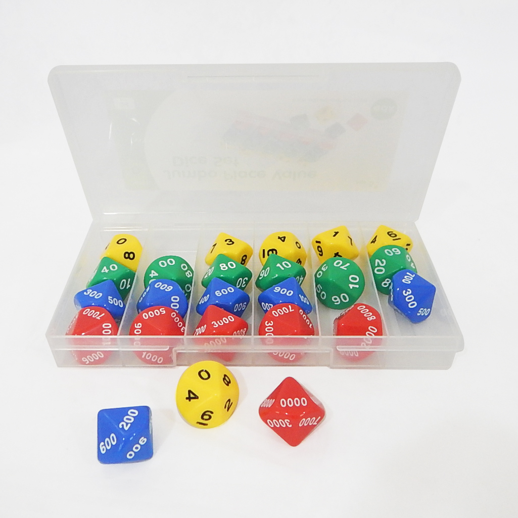 ลูกเต๋าค่าประจำหลัก 10 หน้า (Place Value Dice Set) - AlterAce