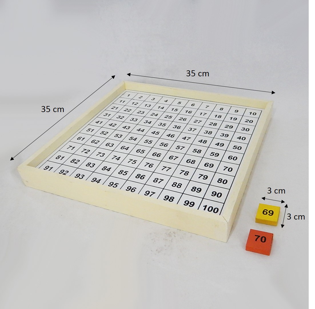 กระดานนับเลข 1- 100 (Counting Board 1 - 100) - AlterAce