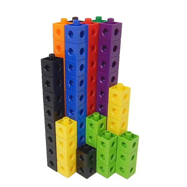 ชุดลูกบาศก์ตัวต่อ 2 cm พร้อมกระดานตัวต่อ (2CM Linking Cubes+2CM-Cube ...